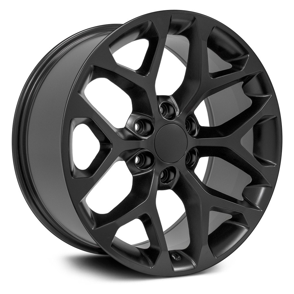 OE Wheels® 9510085 - 6 Y-Spoke Satin Black 20x9 Alloy Factory Wheel ...