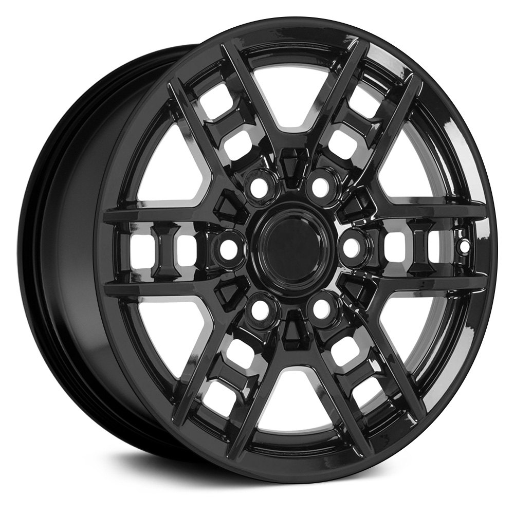OE Wheels® 9510153 - Satin Black 16x7 Alloy Factory Wheel - Replica