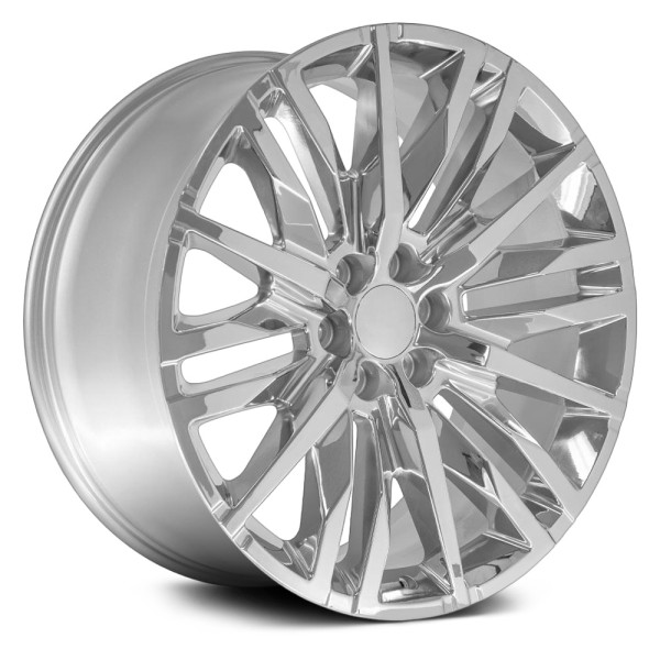 OE Wheels® 9511417 - 6 W-Spoke Chrome 24x10 Alloy Factory Wheel - Replica