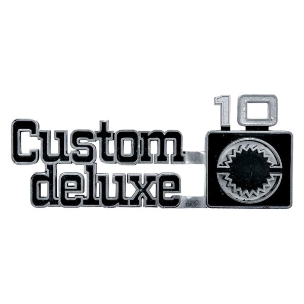 OER® 349682 - "Custom Deluxe 10" Front Fender Emblem