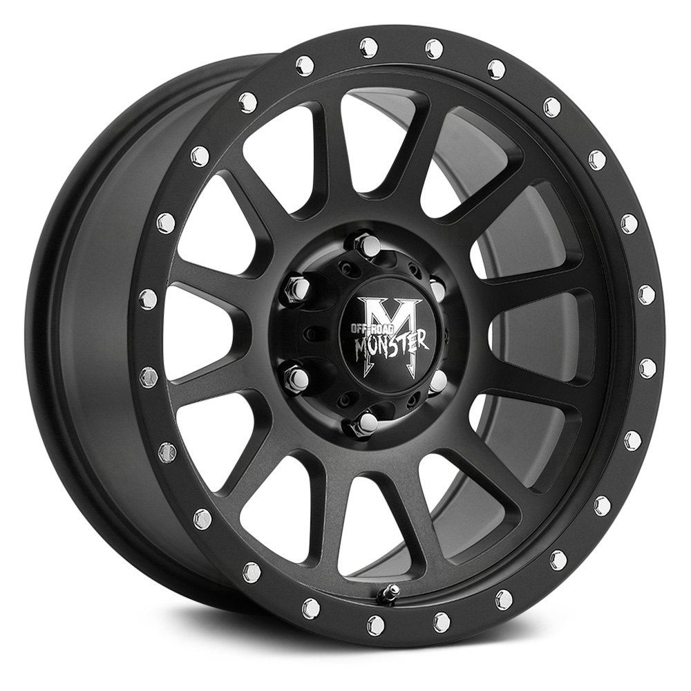 OFF-ROAD MONSTER® M10 Wheels - Flat Black Rims