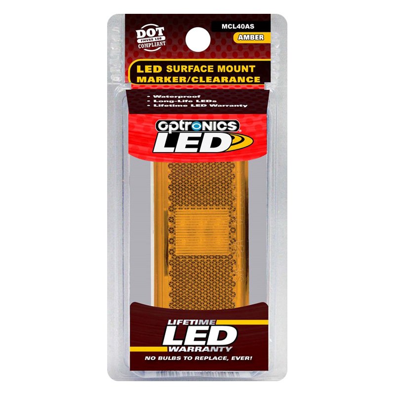 Optronics® - MCL40/44 Series Rectangular Surface Mount LED Clearance ...