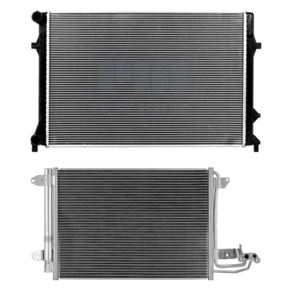 Pacific Best® BNDL-458347 - Radiator and Condenser Kit