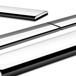 Chrome Body Side Moldings | ABS, Polished Stainless Steel – CARiD.com