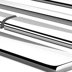 Chrome Body Side Moldings | ABS, Polished Stainless Steel – CARiD.com