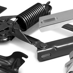 Hood Hinges & Springs | Billet, Aluminum, Stainless — CARiD.com