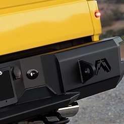 Off-Road Steel Rear Bumpers | Tubular, Hitch, Spare Tire Mount