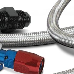 Racing Power Steering Lines, Hoses & Fittings | Pressure — CARiD.com