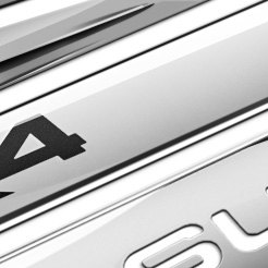 Custom Tailgate Trim | Chrome, Polished Stainless Steel, Diamond Tread