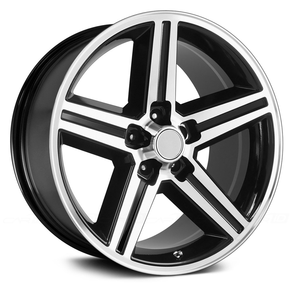 PERFORMANCE REPLICAS® 148 Wheels - Gloss Black with Machined Face Rims