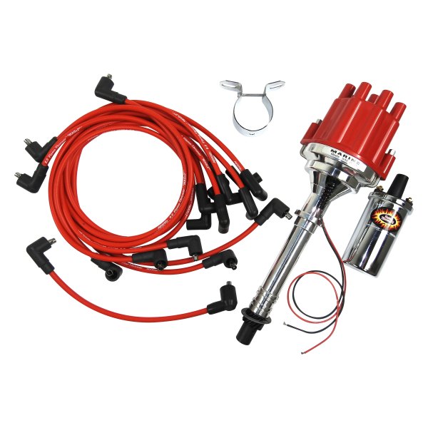Pertronix® Bundle501 - Marine Flame-Thrower™ Billet Distributor (Chevy ...