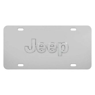 Jeep Wrangler License Plates & Frames | Logo, Billet, Crystals