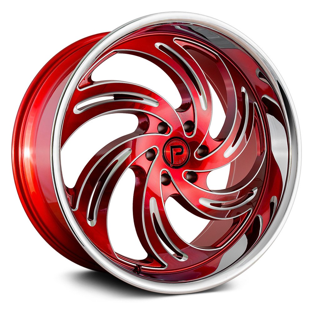 PINNACLE® P300 PHOENIX Wheels - Candy Red with Milled Accents and SS ...