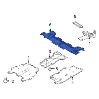 Porsche Boxster Underbody Covers | Splash Shields — CARiD.com