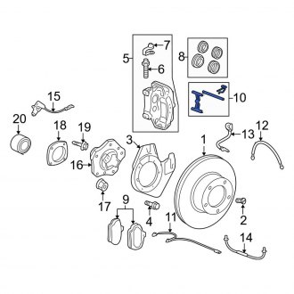 Porsche OEM Brake Parts | Pads, Bleeders, Rotors, Lines — CARiD.com