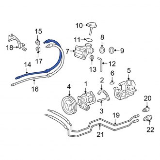 Porsche Power Steering Lines & Hoses - Fittings, Clamps | CARiD