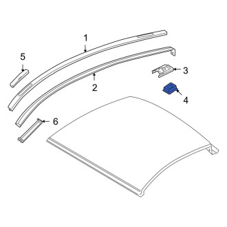 Porsche Cayman Roof Hardware | Clips, Screws — CARiD.com
