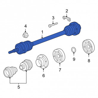 Porsche Cayman Axle Shafts & Parts | Front, Rear — CARiD.com