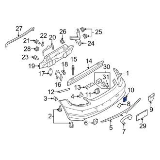 Porsche Boxster Replacement Bumper Moldings & Trim — CARiD.com