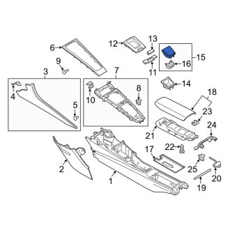 Porsche 718 Boxster OEM Interior Components — CARiD.com