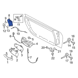 Porsche Cayman Door Locks + Components — CARiD.com