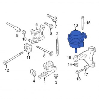 Porsche Boxster Transmission Mounts | Cases, Housings, Bolts — CARiD.com