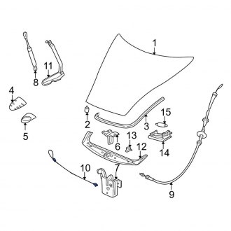 Porsche 911 Series Hood Release Cables & Handles — CARiD.com