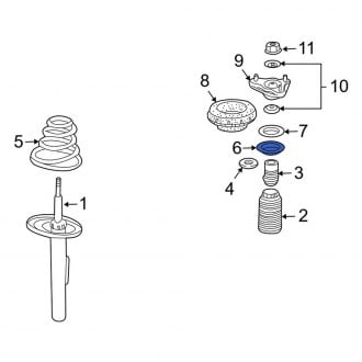 Porsche 911 Series OEM Suspension Parts | Shocks, Struts — CARiD.com