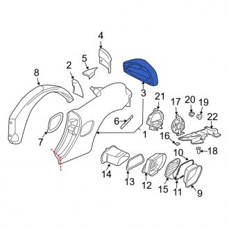 Porsche Boxster OEM Tail Lights | LED, Fiber Optic — CARiD.com