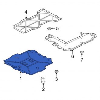 Porsche Boxster Underbody Covers | Splash Shields — CARiD.com