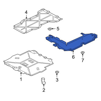 Porsche Boxster Underbody Covers | Splash Shields — CARiD.com