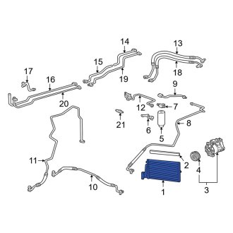 Porsche 911 Series OEM A/C & Heating Parts | Systems, Compressors ...
