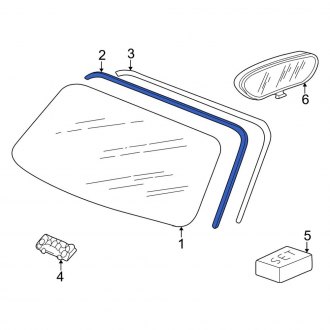 Porsche Boxster Replacement Window Seals — CARID.com