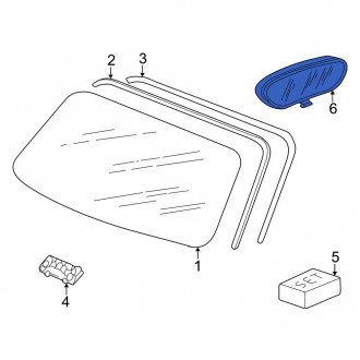 Porsche 911 Series OEM Mirrors | Towing, Side & Rear View — CARiD.com