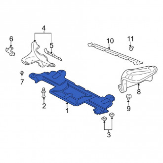 Porsche 911 Series Underbody Covers | Splash Shields — CARiD.com