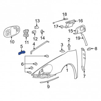 Porsche 911 Series Fender Support Braces & Hardware — CARiD.com