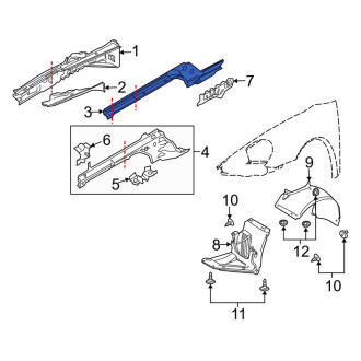 Porsche 911 Series Replacement Chassis Frames & Rails - CARiD.com