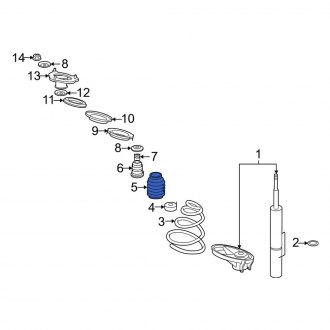 Porsche OEM Suspension Parts - Factory Shocks & Struts | CARiD