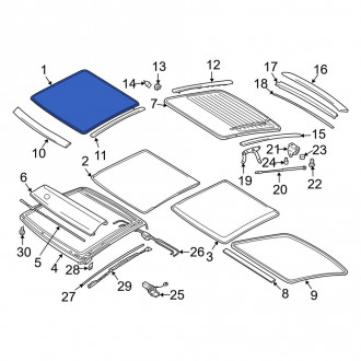 Porsche 911 Series Sunroofs & Components — CARiD.com