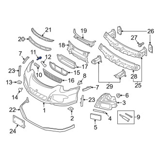 Porsche Panamera OEM Bumpers | Genuine Front & Rear Bumpers — CARiD.com