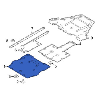 Porsche 911 Series Underbody Covers | Splash Shields — CARiD.com