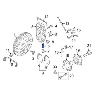 Porsche OEM Brake Parts | Pads, Bleeders, Rotors, Lines — CARiD.com