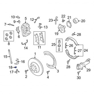 Porsche Cayenne OEM Brake Parts | Pads, Bleeders, Rotors — CARiD.com
