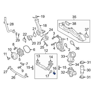 Porsche Cayenne Thermostat Housings, Filler Necks — CARiD.com