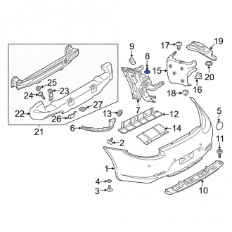 Porsche 718 Spyder Bumper Brackets & Hardware | Front, Rear — CARiD.com