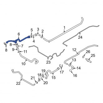 Porsche 718 Cayman Radiator Hoses & Clamps | Lower, Upper — CARiD.com