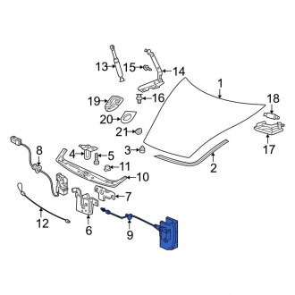 Porsche Trunk & Tailgate Lock Motors, Switches, Relays | CARiD