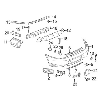 Porsche Panamera Bumper Brackets & Hardware | Front, Rear — CARiD.com