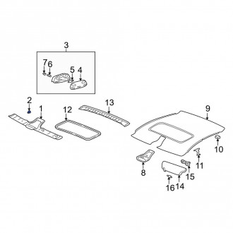 Porsche 911 Series Roof Hardware | Clips, Screws — CARiD.com