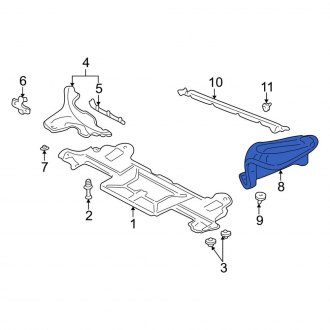 Porsche 911 Series Underbody Covers | Splash Shields — CARiD.com